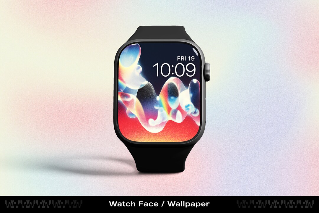 Technicolor Rainbow Gradient Apple Watch Wallpaper | Smartwatch ...