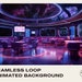 Space Cafe Cosmic Galaxy Restaurant Bistro Animated Background ...