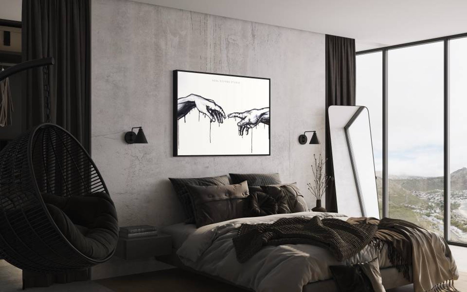 Michelangelo: Hands of God and Adam, Wall Art, the Creation of Adam ...