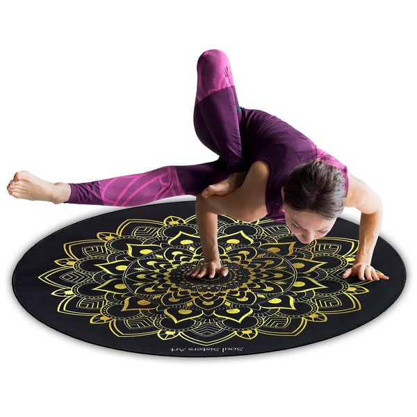 Round Yoga Mat - Etsy