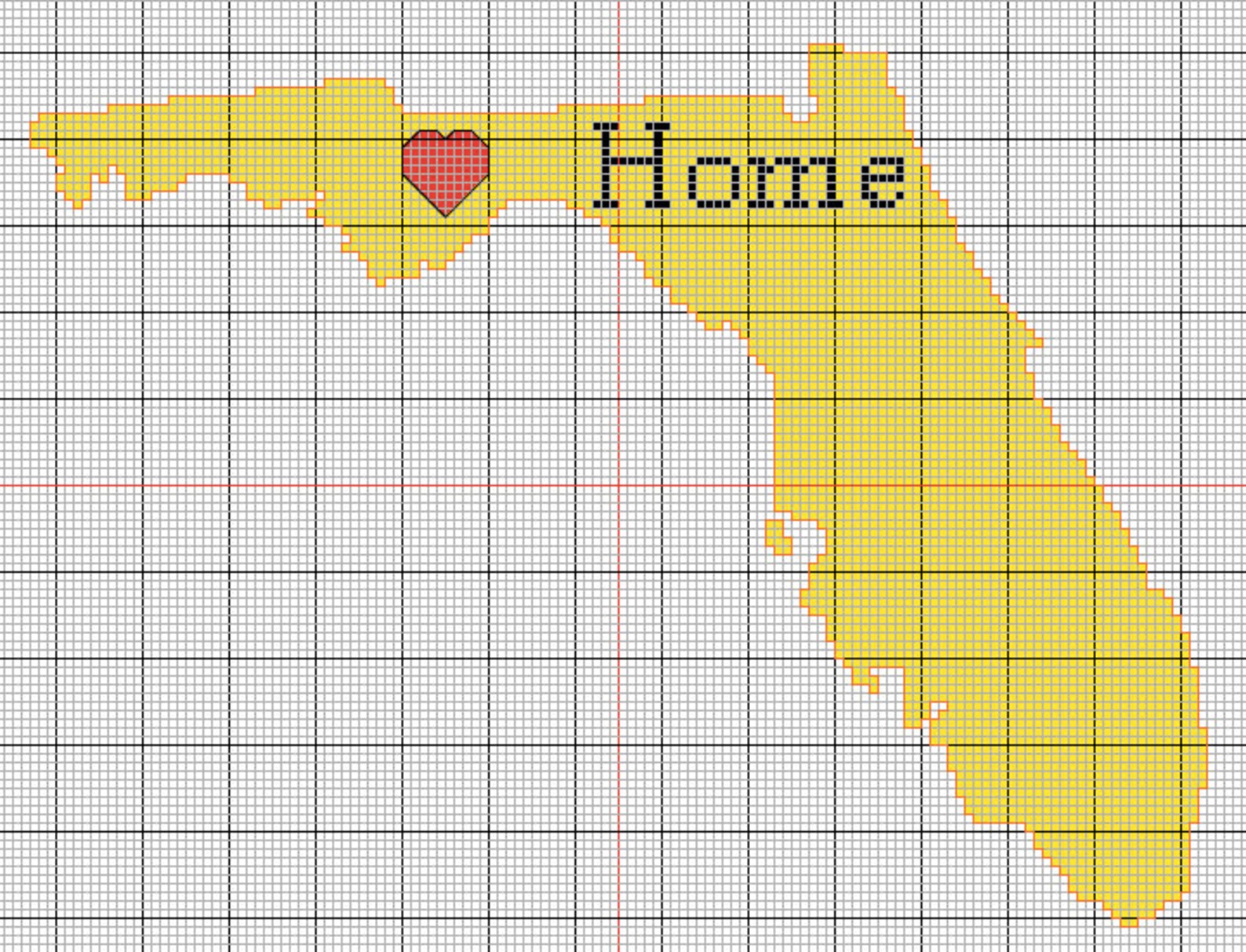 Florida is Home Cross-stitch Pattern | Etsy