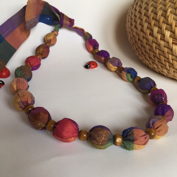 Fabric Necklace - Etsy