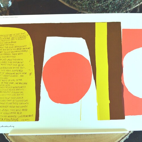 Sister Corita Print in 1960s Modern Pop Art Lewis - Etsy