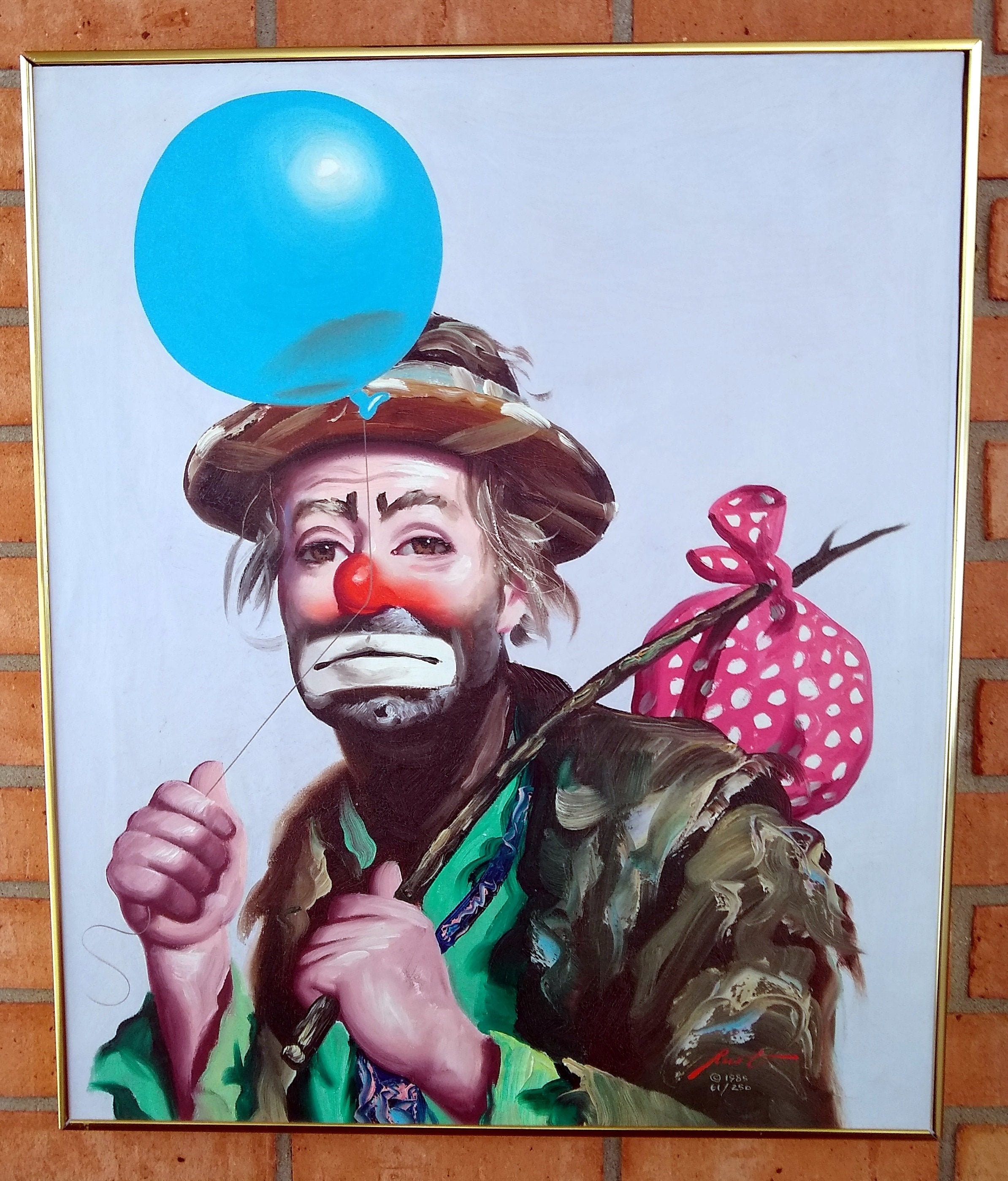 Emmett Kelly Painting for sale | Only 2 left at -75%