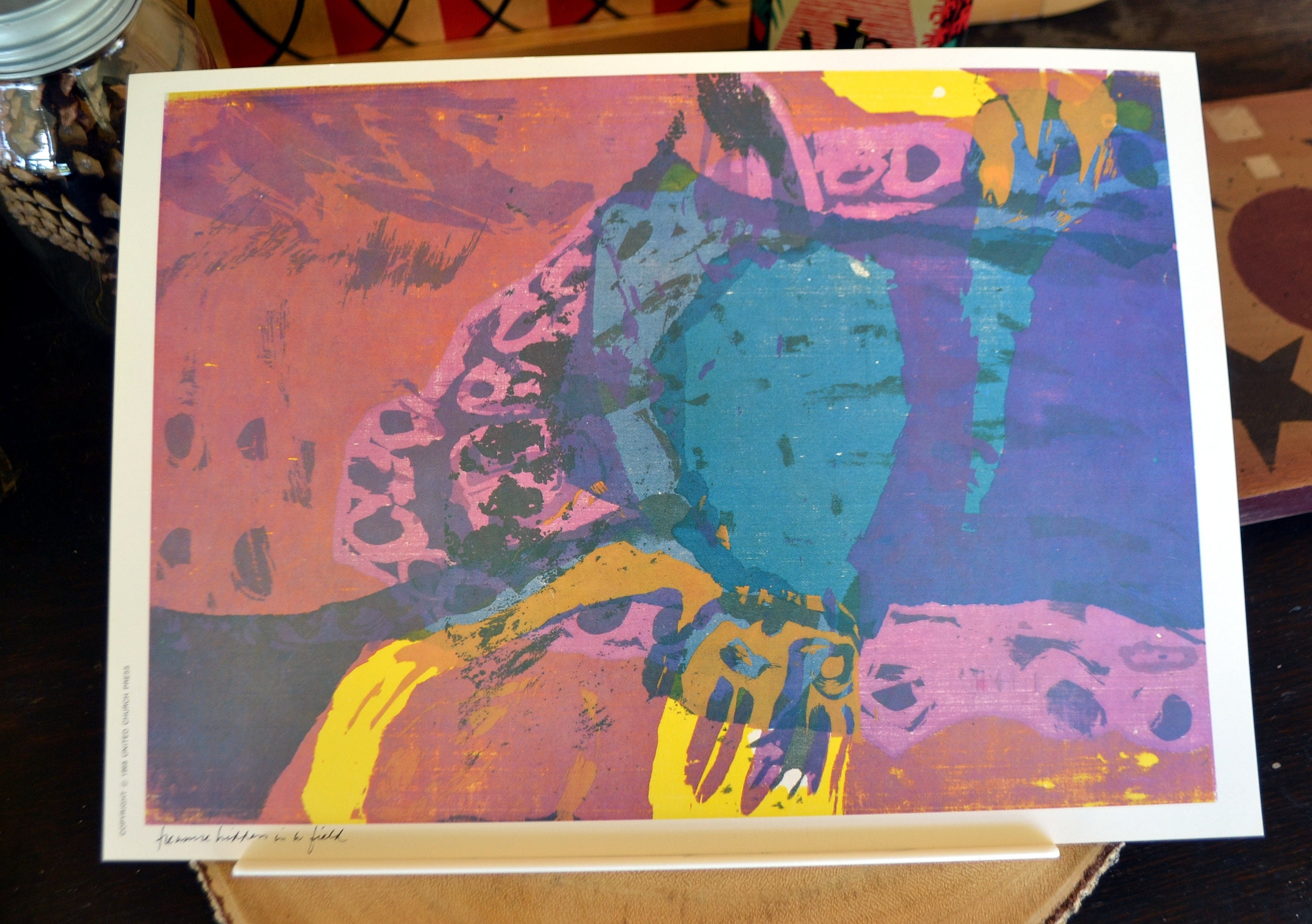 Sister Corita Print Treasure Hidden in a Field 1960s Modern Pop Art ...