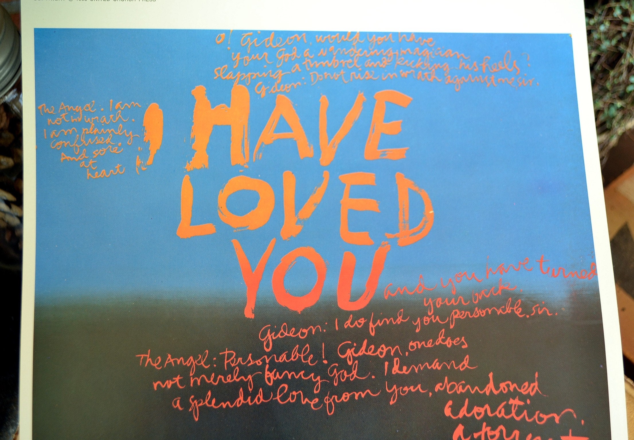 Sister Corita Print i Have Loved You 1960s Modernist Pop Art Chayefsky ...