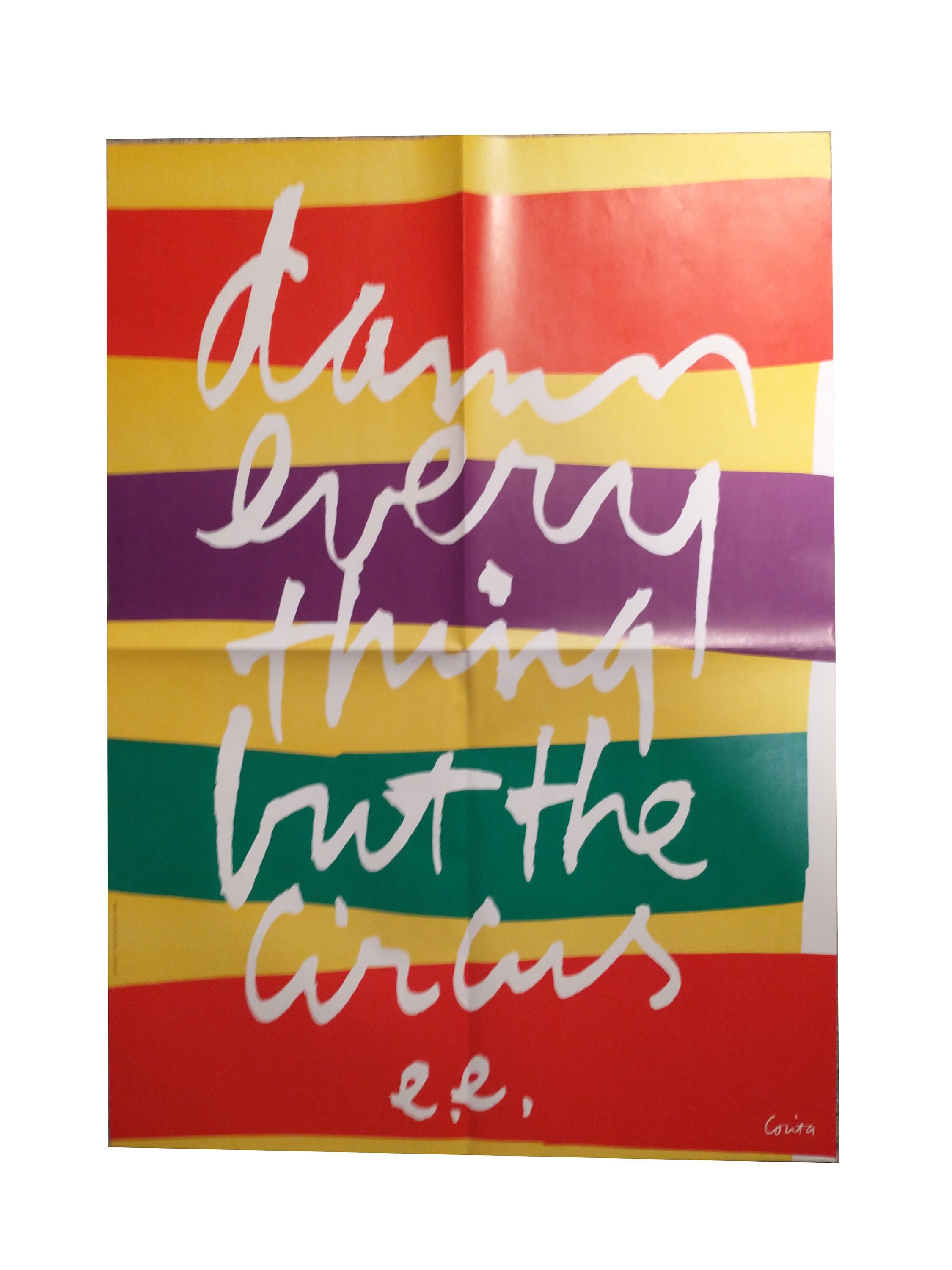 Sister Corita Print Damn Everything but the Circus 60s Abstract Poster ...