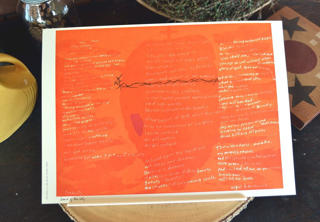 Sister Corita Print "heart of the City" 1960s Modern Pop Art Miguel De ...