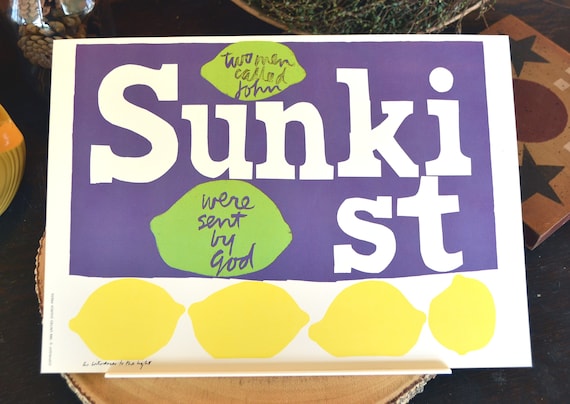 Sister Corita Print as Witnesses to the Light - Etsy