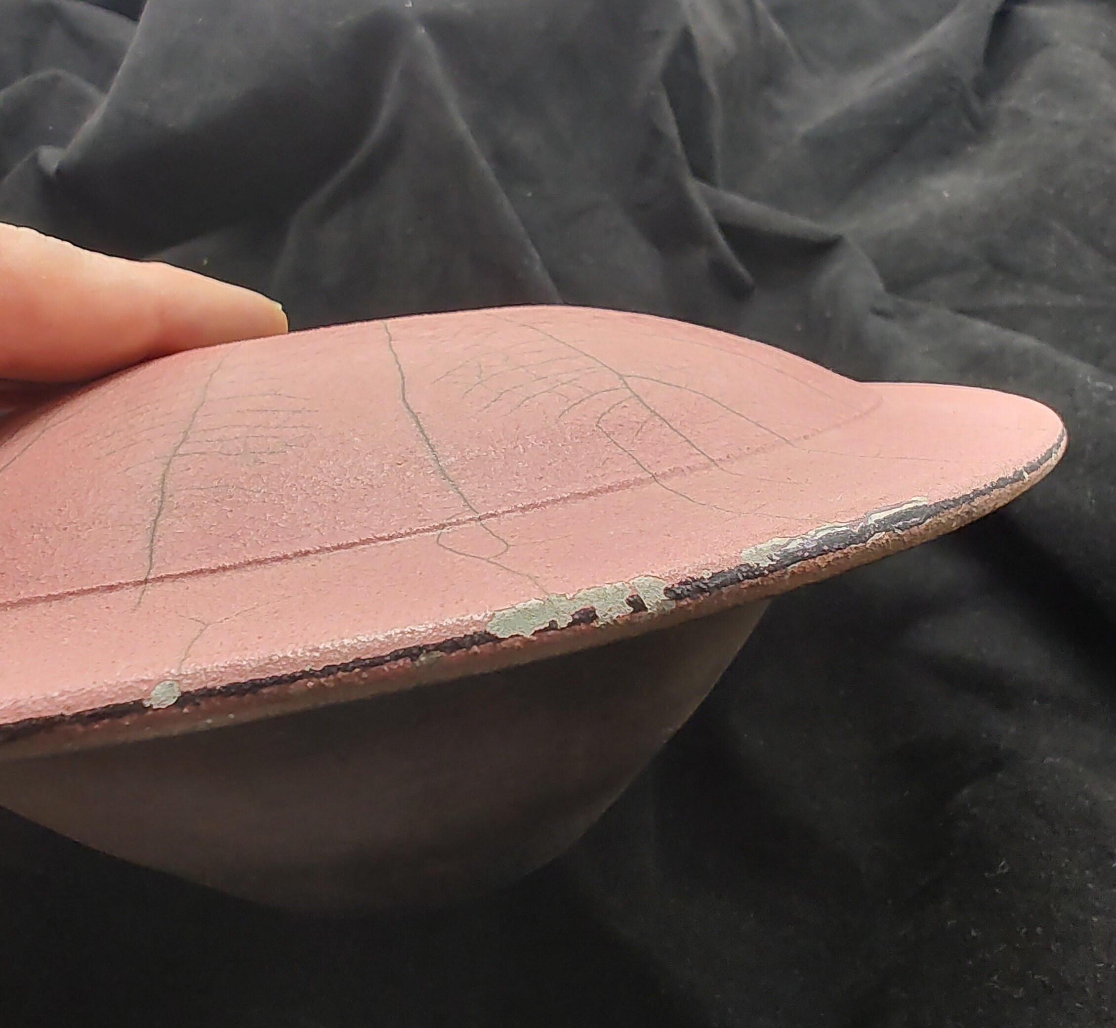 Raku MCM Pottery Seed Planter Matte Pink Craquelure Vase - Etsy