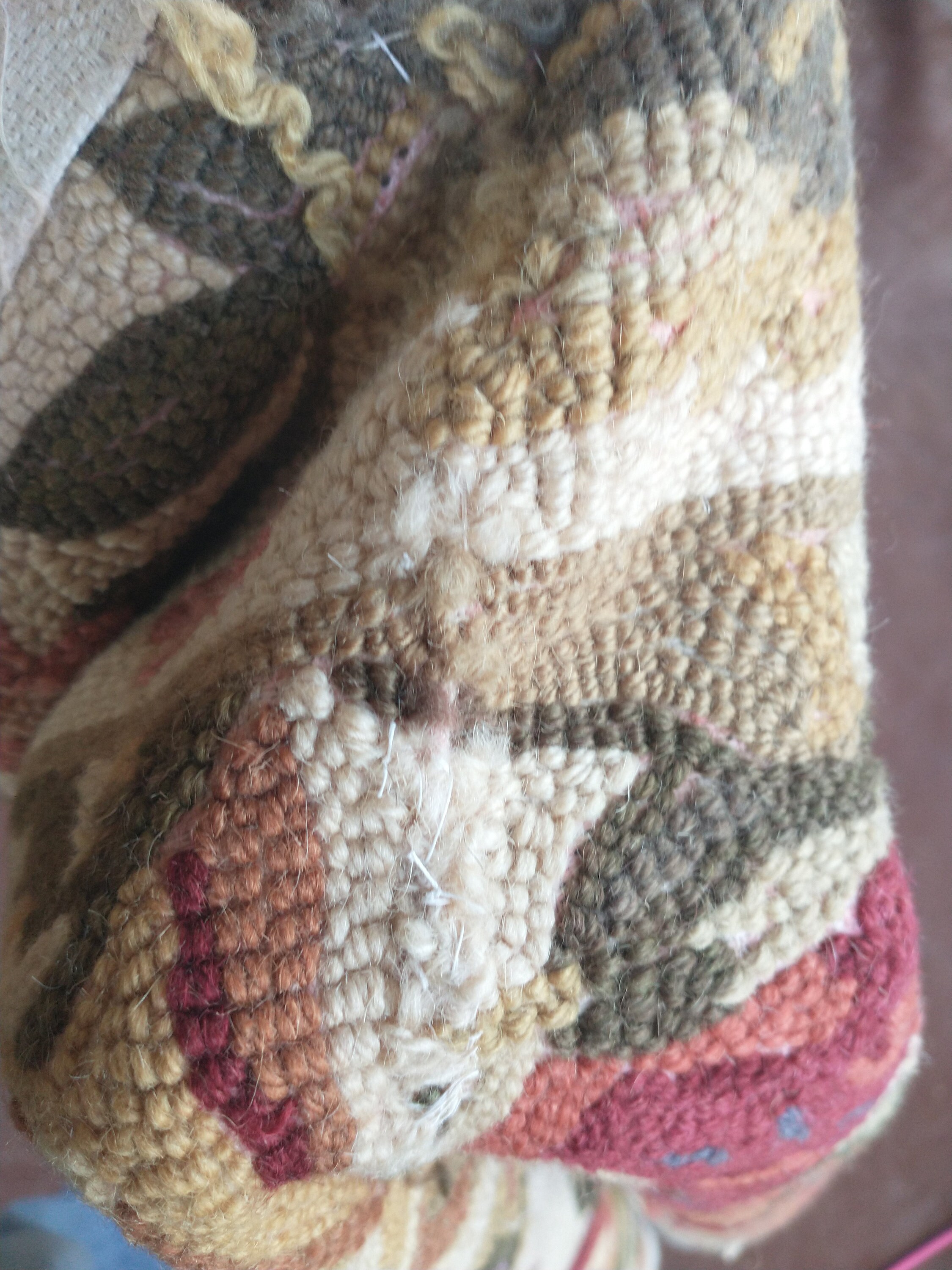 Vintage Hooked Wool Rug With Floral & Fruit Theme 49 X 29 Inch - Etsy