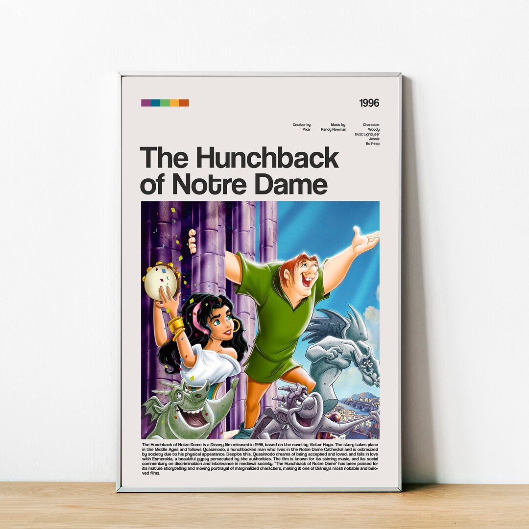 The Hunchback of Notre Dame Poster Wall Art Art Decoration - Etsy