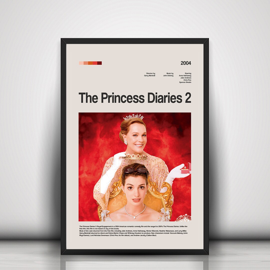 The Princess Diaries 2,movie Poster , Decorative Poster, Wall Art, Art ...
