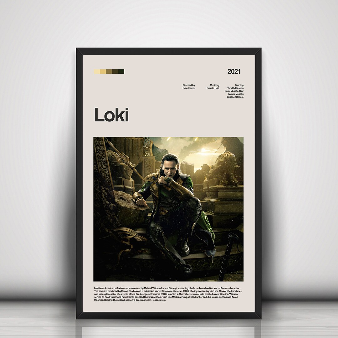 Loki Series Poster, Loki Series Poster Print, Vintage Wall Decor, Retro ...