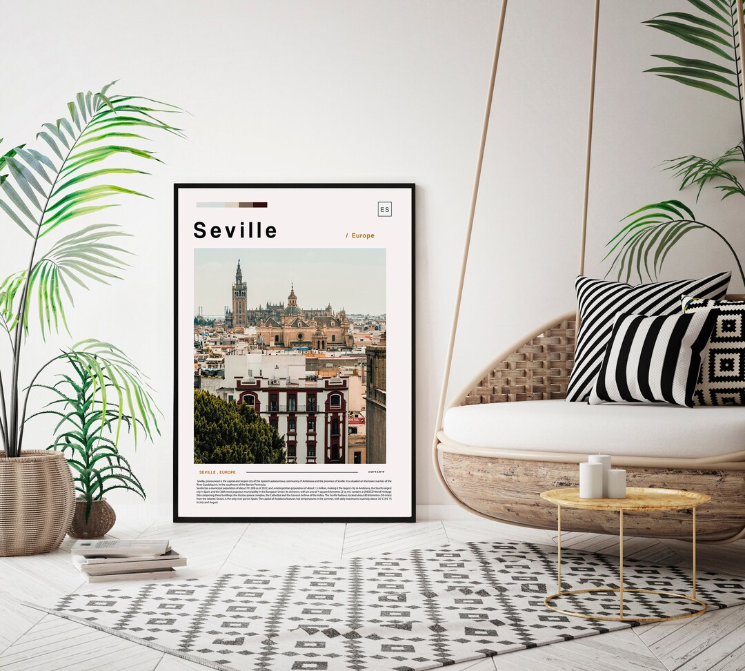 Seville Print Poster Wall Art Artwork Photo Photography - Etsy