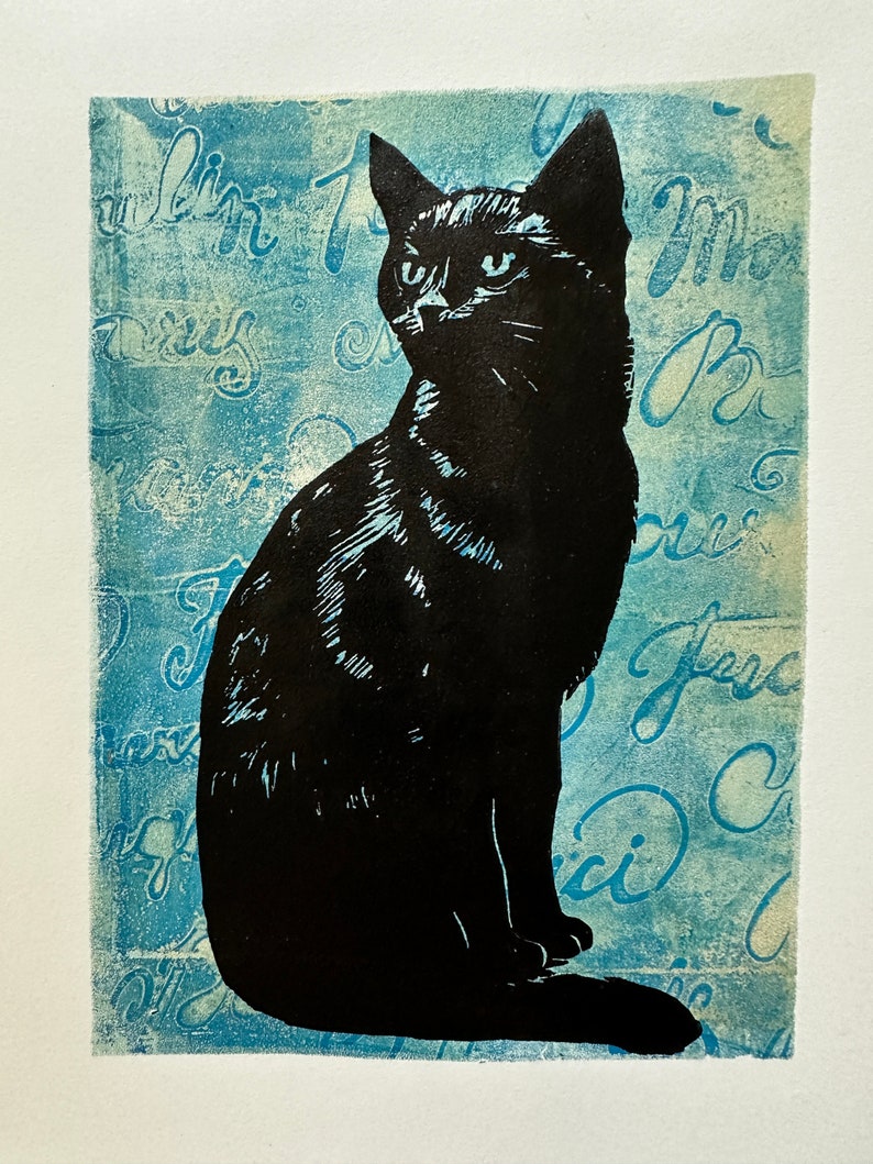 Black Cat - Etsy