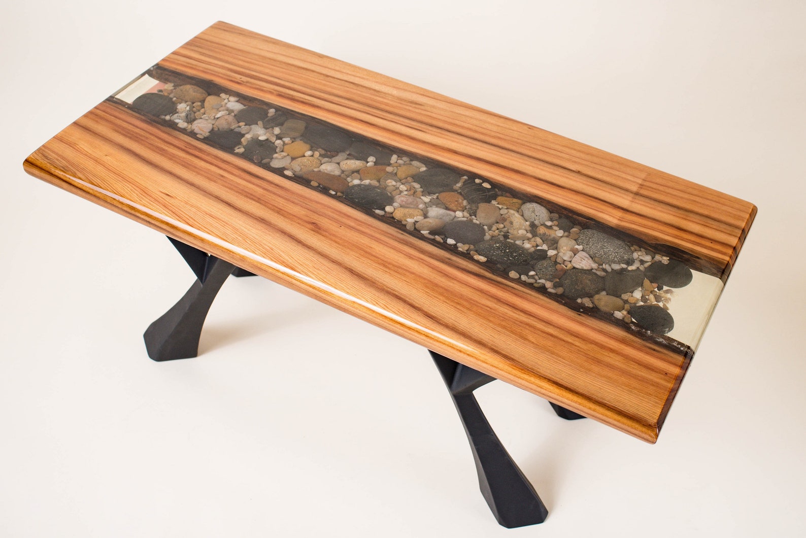 River Rock and Sinker Cypress Coffee Table - Etsy
