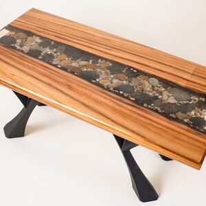 River Rock and Sinker Cypress Coffee Table - Etsy