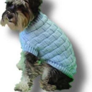 Weave Dog Sweater Pattern - Etsy