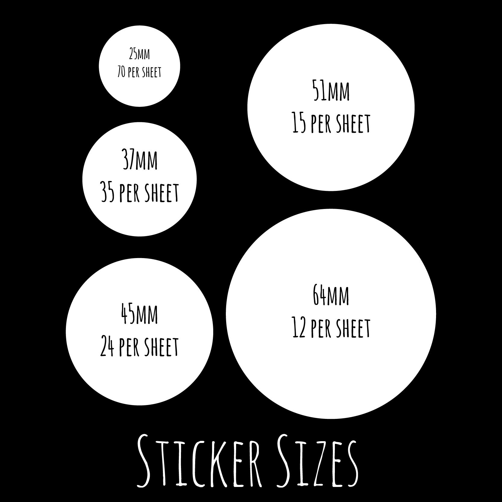 Round Logo Stickers and Business Stickers Circular Logo | Etsy