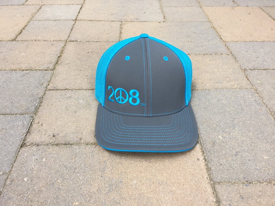Area Code Art 208 Area Code Idaho Trucker Hat 208 Peace - Etsy Israel