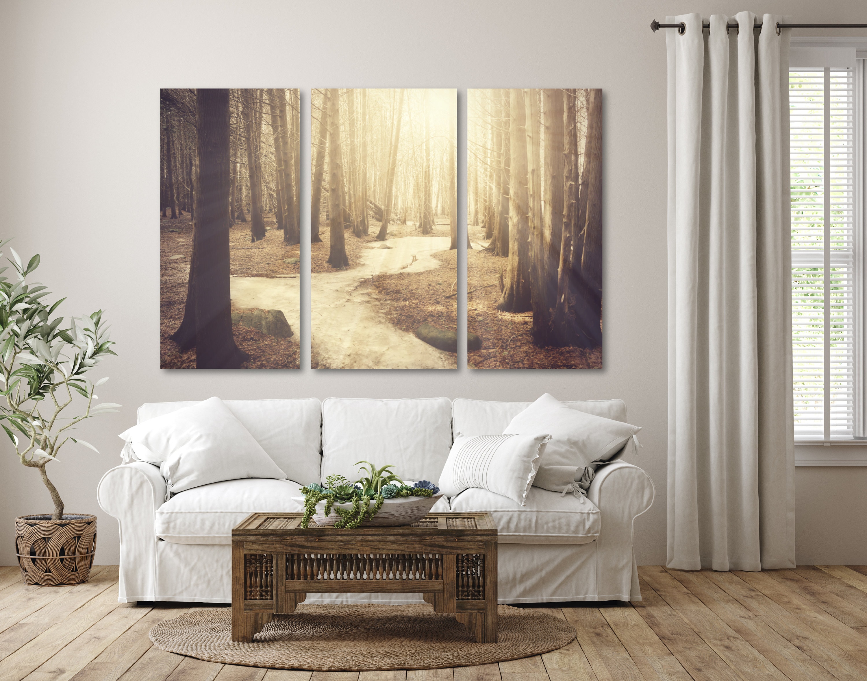 Dreamy Woodland Forest Landscape Photo Print Nature Woodland ...