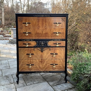 Wood Tallboy Etsy