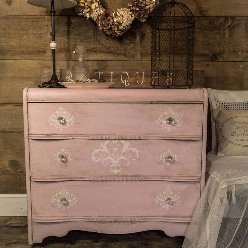 Pink Dresser - Etsy