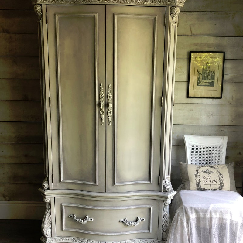 Shabby Chic Armoire - Etsy