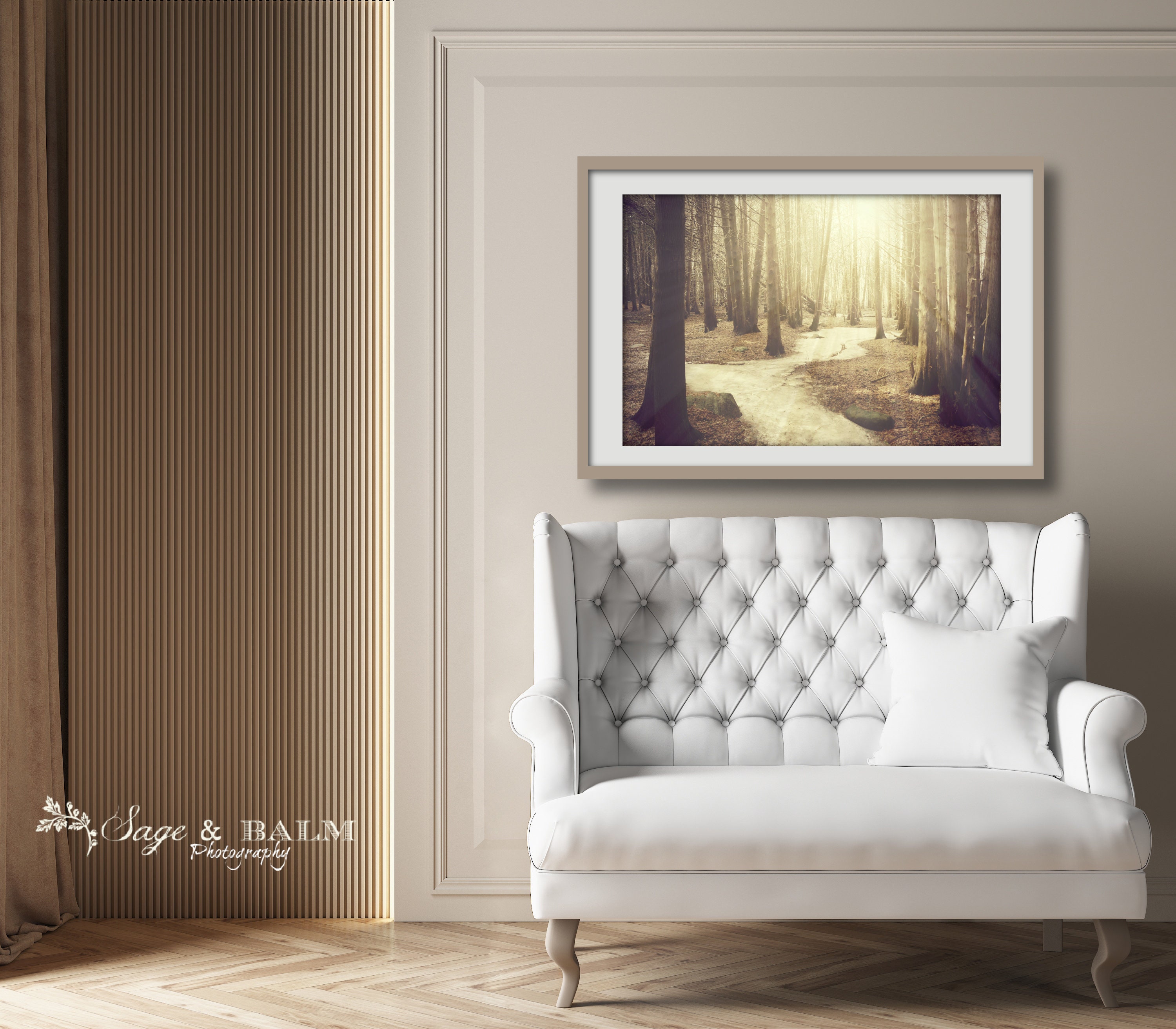 Dreamy Woodland Forest Landscape Photo Print Nature Woodland ...