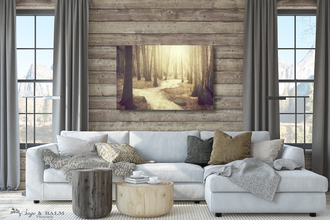 Dreamy Woodland Forest Landscape Photo Print | Nature Woodland ...