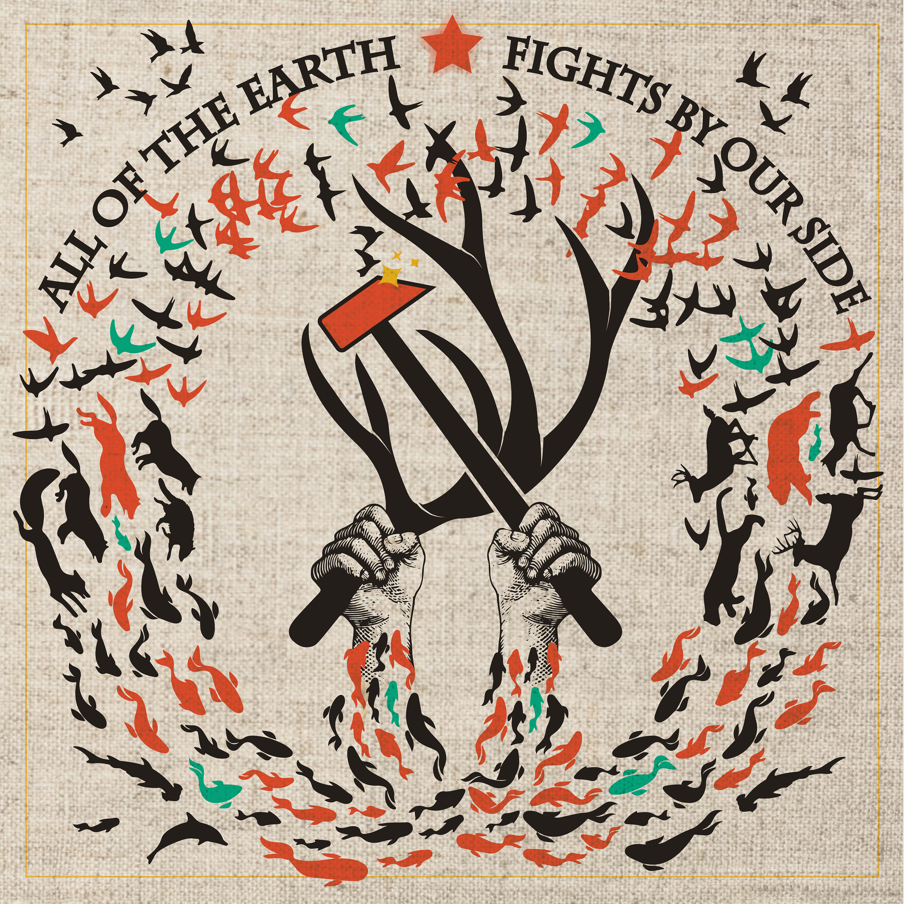 All of the Earth Fights by Our Side - Etsy