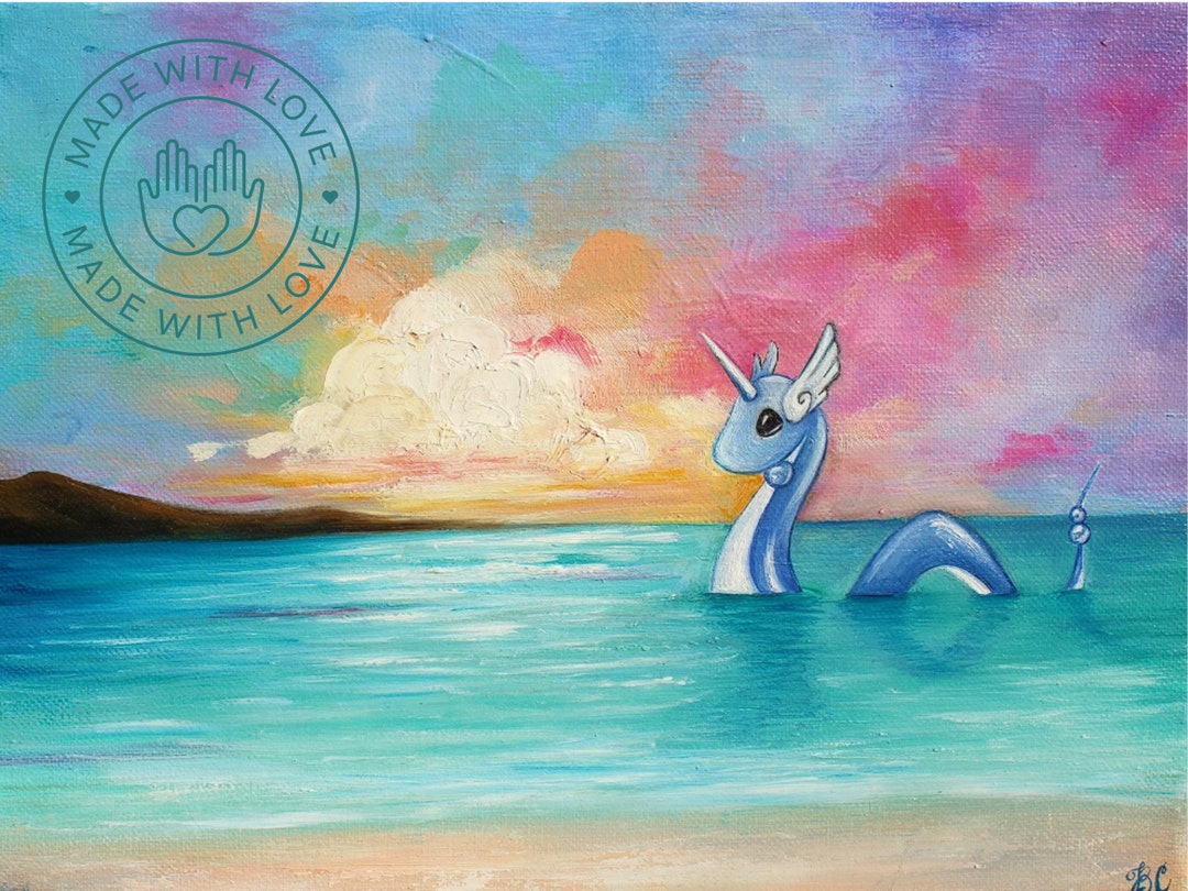 Dragonair Pokemon Fan Art Print Anime Art Pokemon Print - Etsy