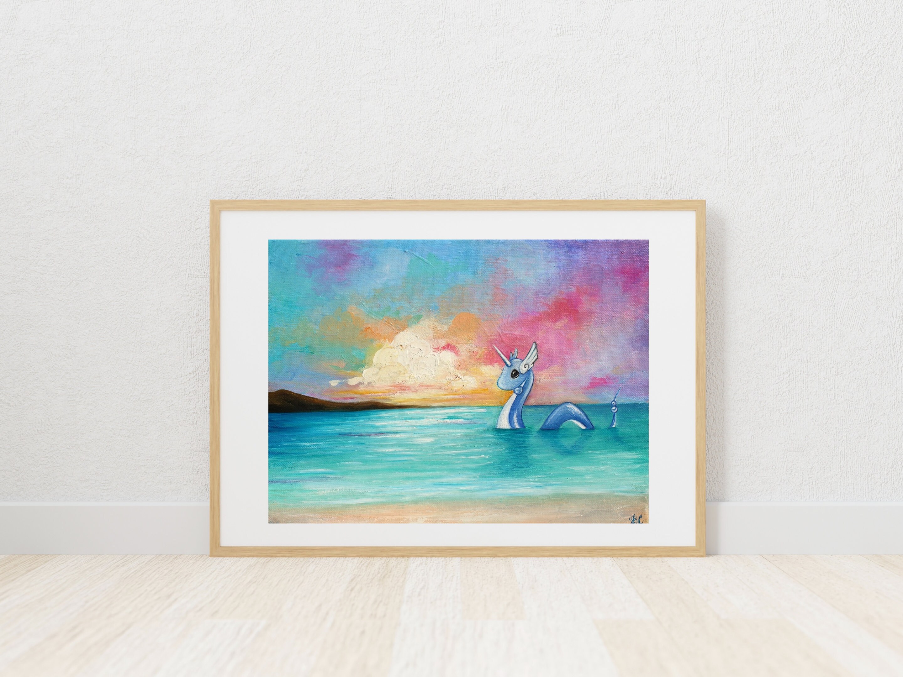 Dragonair Pokemon Fan Art Print Anime Art Pokemon Print - Etsy