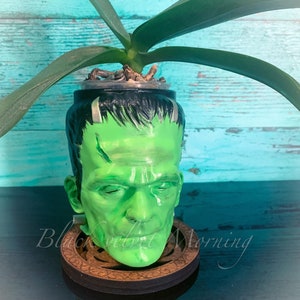Frankenstein Planter, Monster Planter Pot, Head Planter, Classic ...