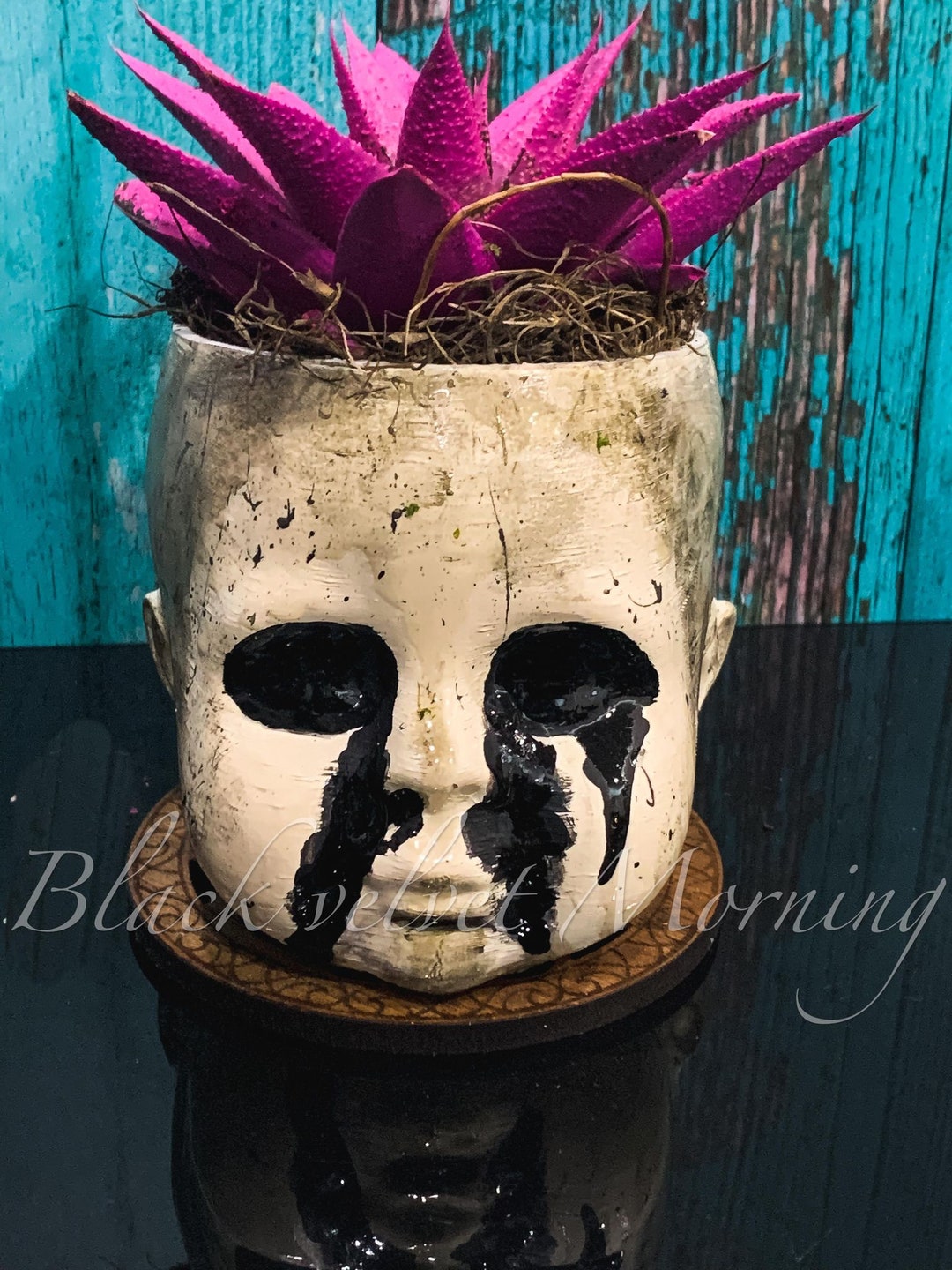 Baby Head Planter, Creepy Baby, Creepy Doll Planter, Gothic Gifts for ...