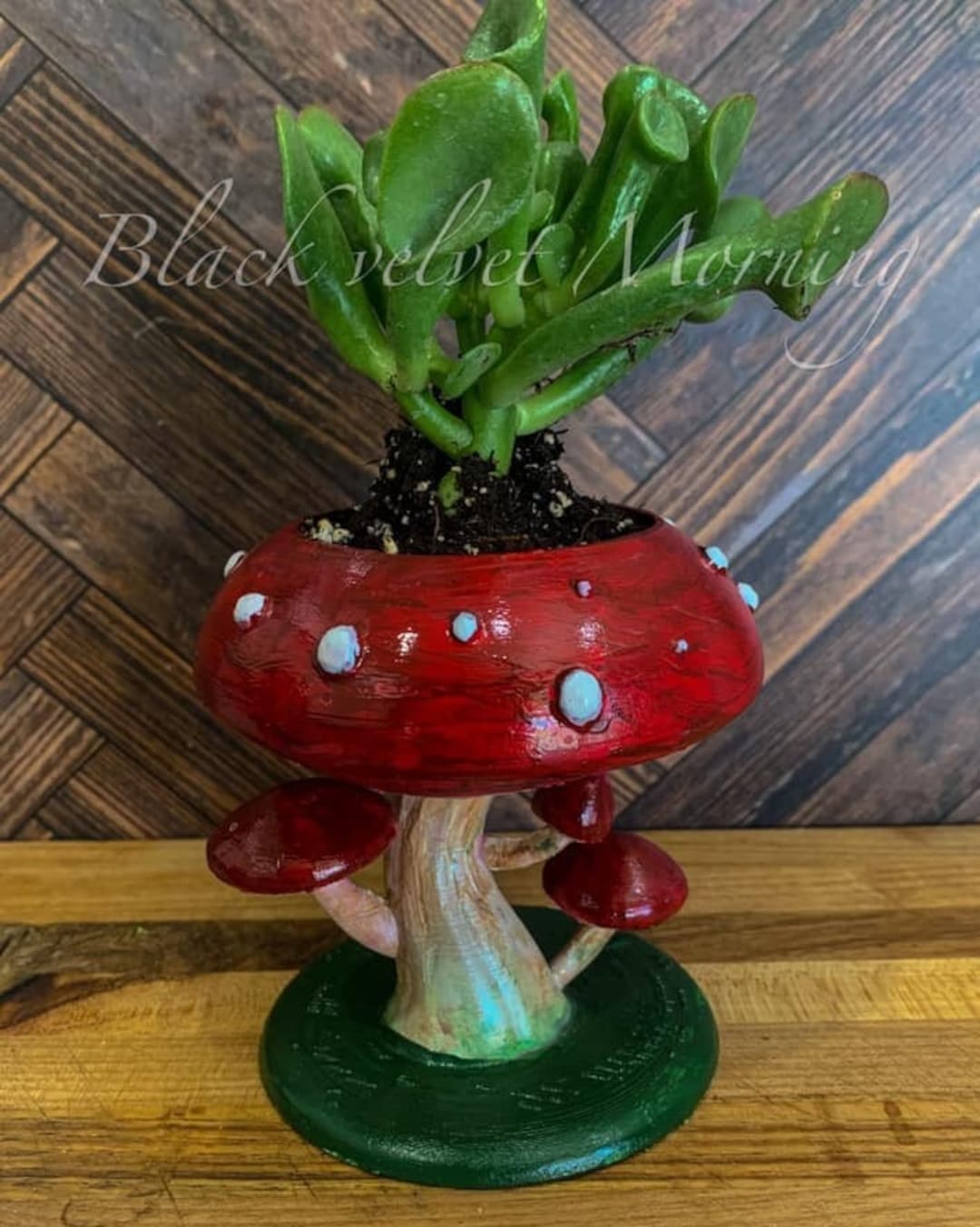 Mushroom Planter, Mushroom Pot, Cottagecore Decor, Toadstool Planter ...