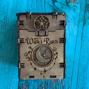 Witch's Runes, Runes Set, Witchcraft, Divination Tools, Wood Witch ...