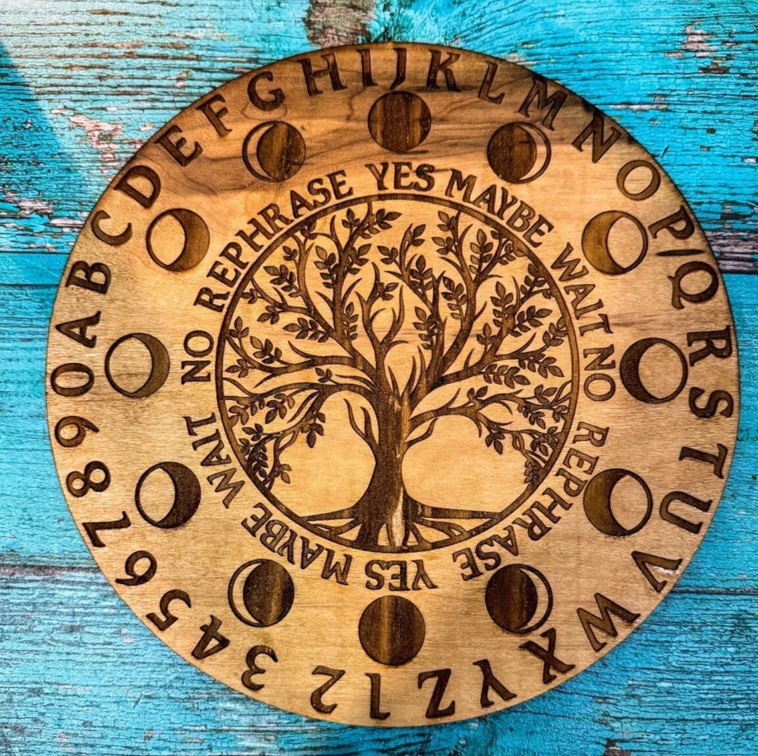10 Inch Tree of Life, Witch’s Rune Dowsing Pendulum Board, Winter ...