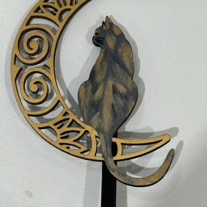 Custom Cat Moon Tree Topper: Witchy Holiday Decor, Memorial Gift - Etsy