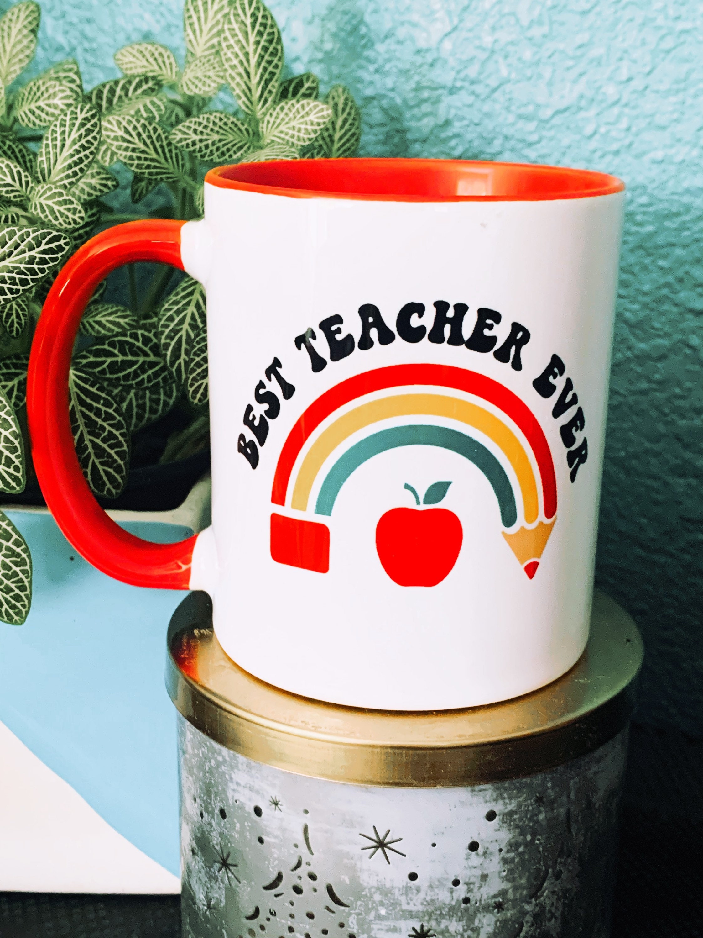Best Teacher Ever Mug , Teacher Appreciation Mug, Beginning of the Year ...