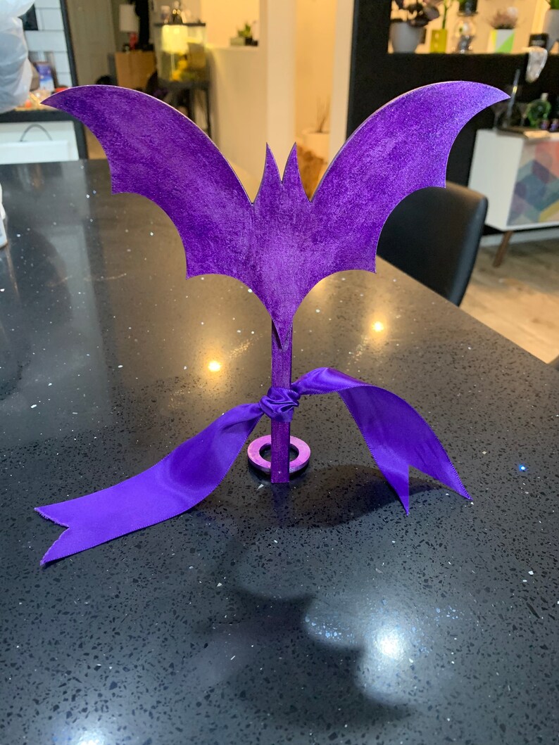 Bat Gothic Christmas Tree Topper Spooky Tree Supernatural - Etsy