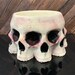 Skull Planter Pot, Gothic Planter, Goth Christmas Gift, Gothic Decor ...