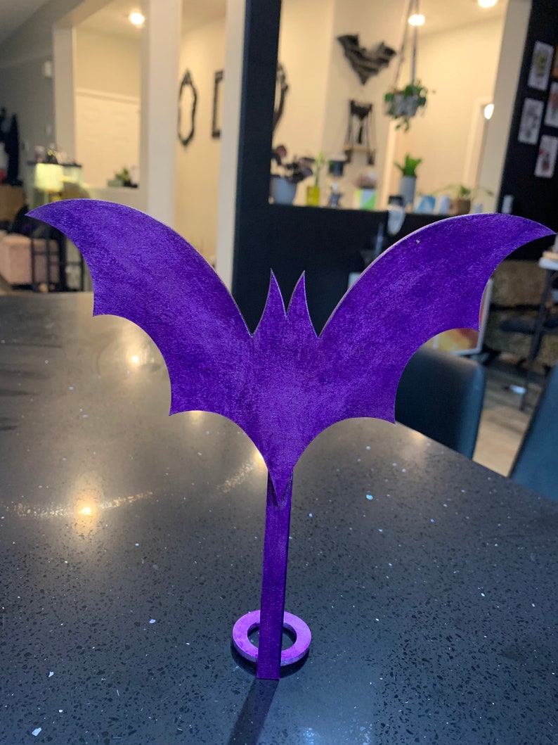 Bat Gothic Christmas Tree Topper Spooky Tree Supernatural - Etsy