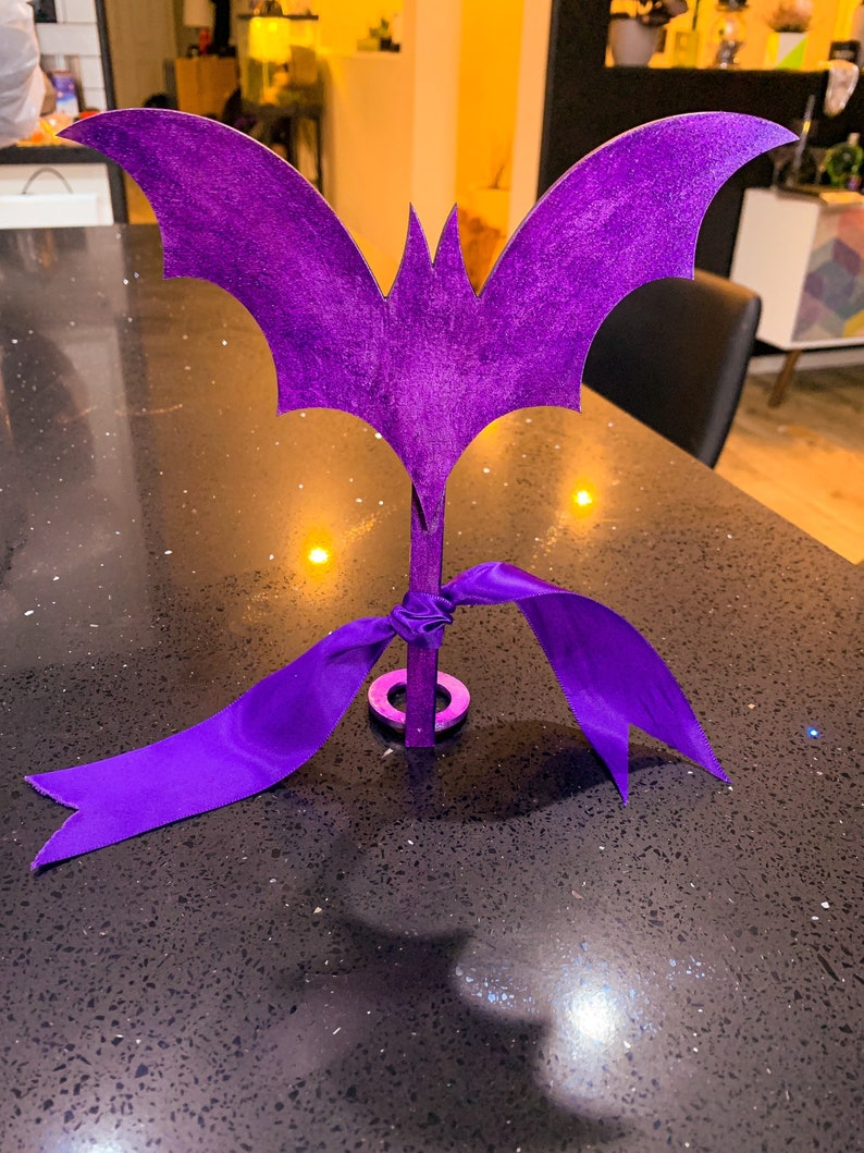 Bat Gothic Christmas Tree Topper Spooky Tree Supernatural - Etsy