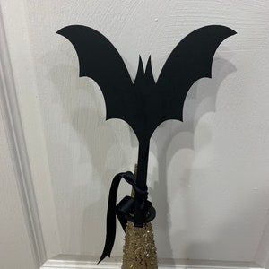 Bat Gothic Christmas Tree Topper Spooky Tree Supernatural - Etsy