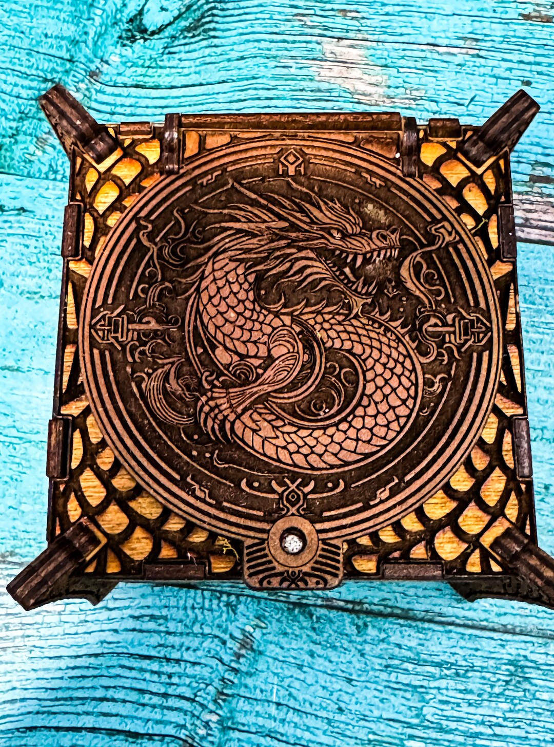 Dragon Box, Smudge Box, Jewlery Box, Incense Box, Dragon Gift Box ...