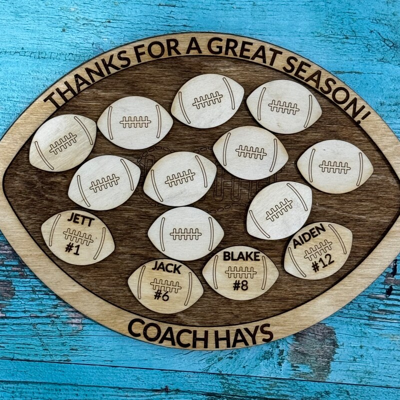 Football Plaque - Etsy