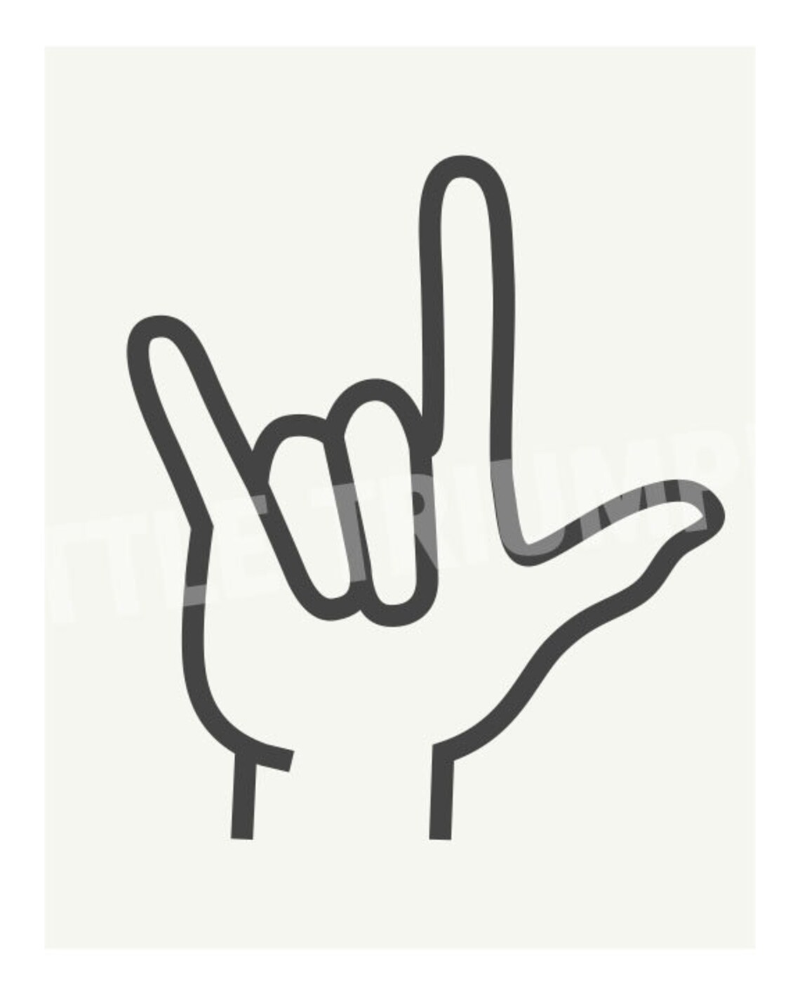 I Love You Sign, Print, Instant Download - Etsy