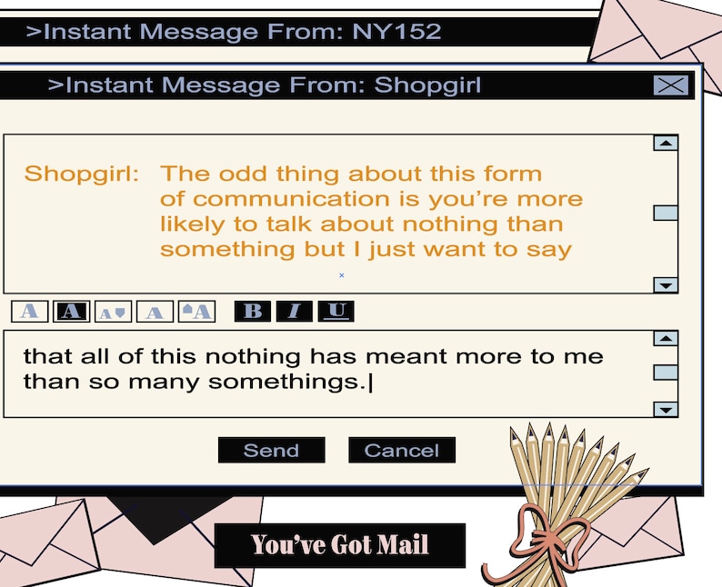 You've Got Mail, IM, Print, Modern, House, Decor, Instant Download - Etsy